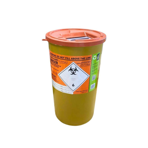 5 Litre Sharps Bin - Herbprime
